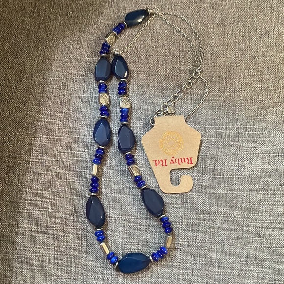 Ruby Rd. | Jewelry | New Ruby Rd Blue Beaded Necklace | Poshmark